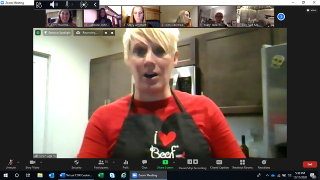 Beef Featured at AHA Circle of Red Cooking Demonstration